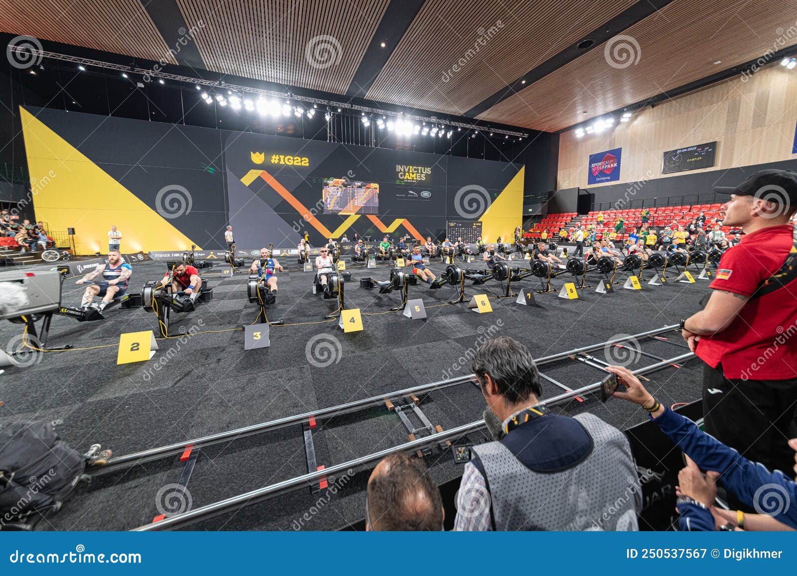 Indoor Rowing - Invictus Games in the Hague Editorial Photography ...