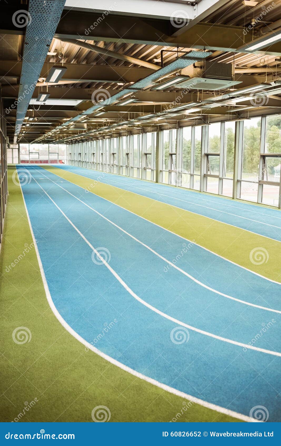 Indoor running track stock photo. Image of workout, people - 60826652