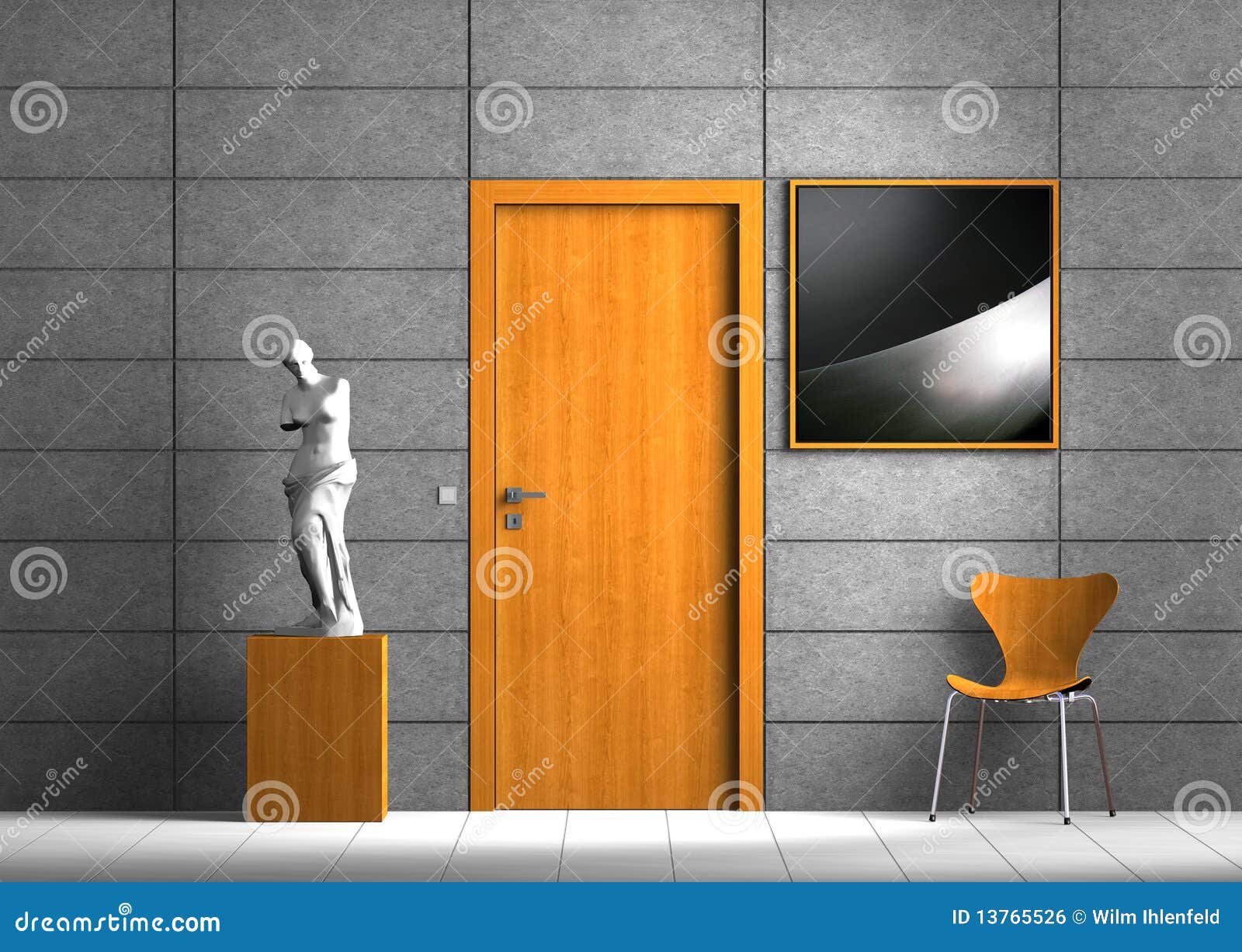 Indoor Scene stock illustration. Illustration of frame - 13765526