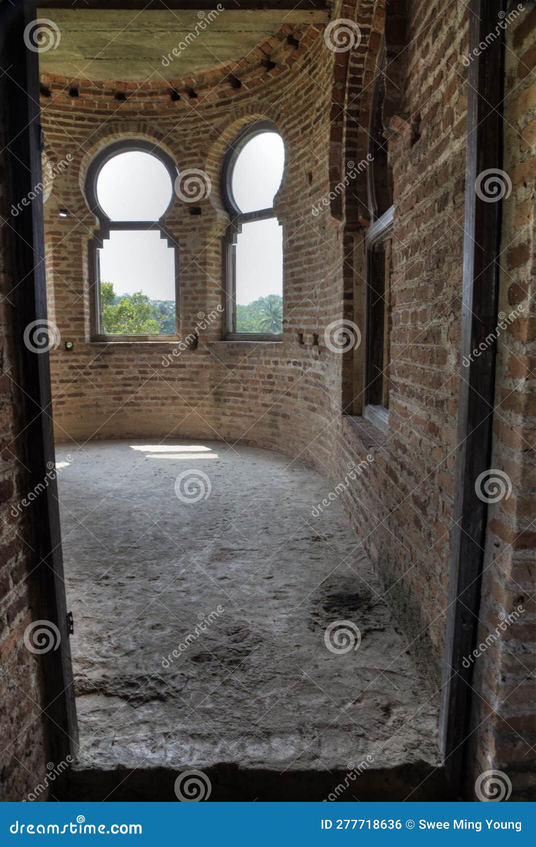 Indoor Scene of the Architectural Structure of the Deserted Colonial ...