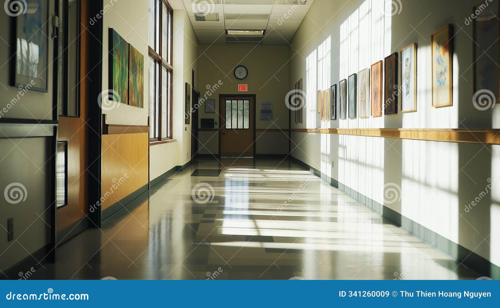 Indoor School Theme for Wallpaper Stock Image - Image of background ...