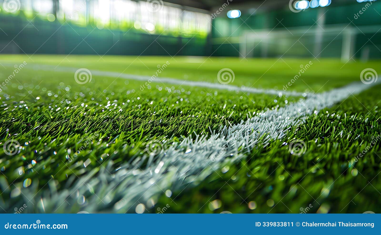 Indoor Soccer Field Artificial Grass with Copy Space by Generative AI ...