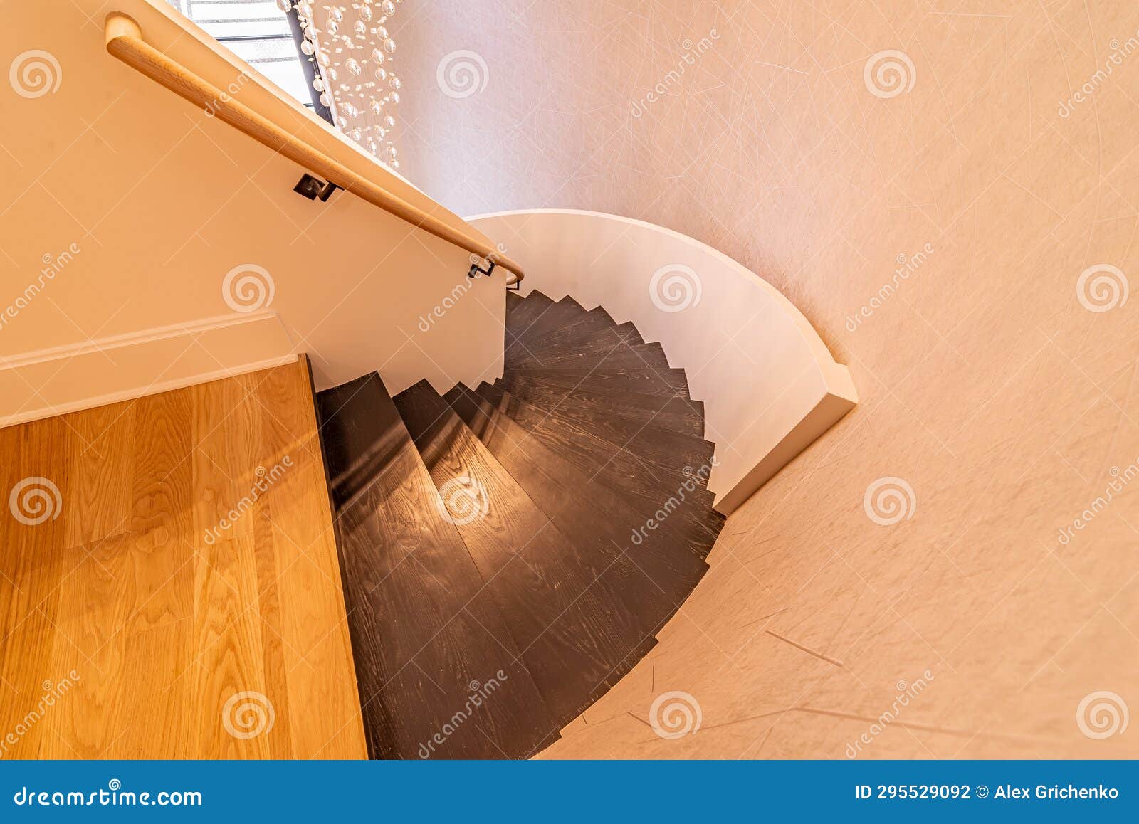 Indoor Staircase and Railings Details Close-up Stock Photo - Image of ...
