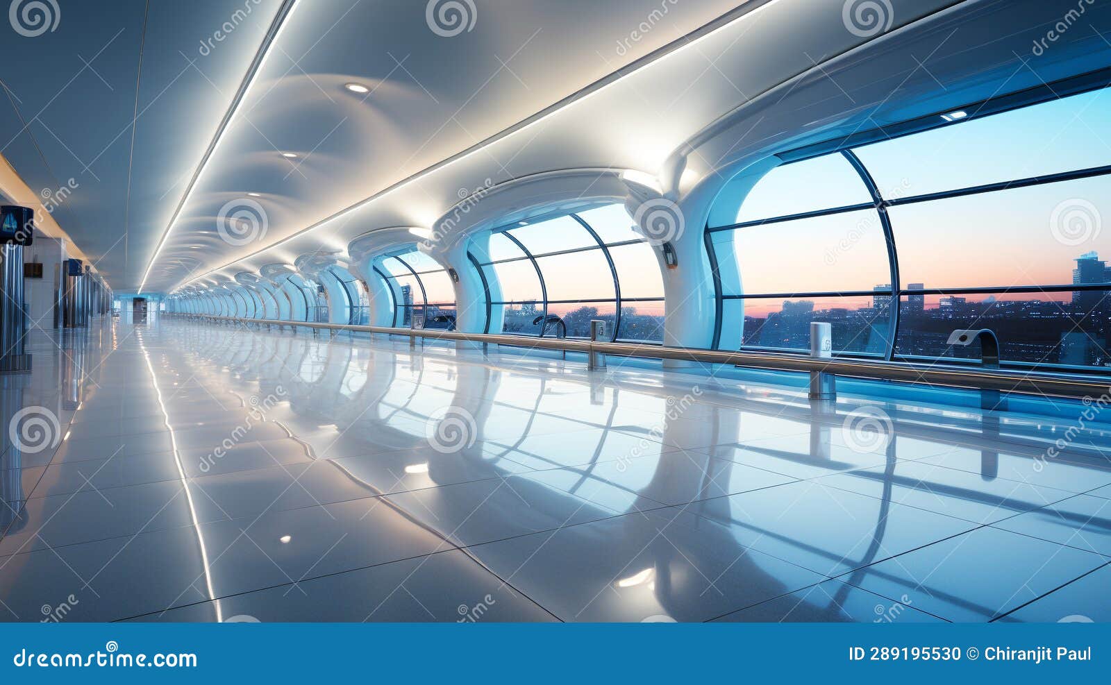 Indoor Subway Station Showcases Modern Architecture Design Stock ...