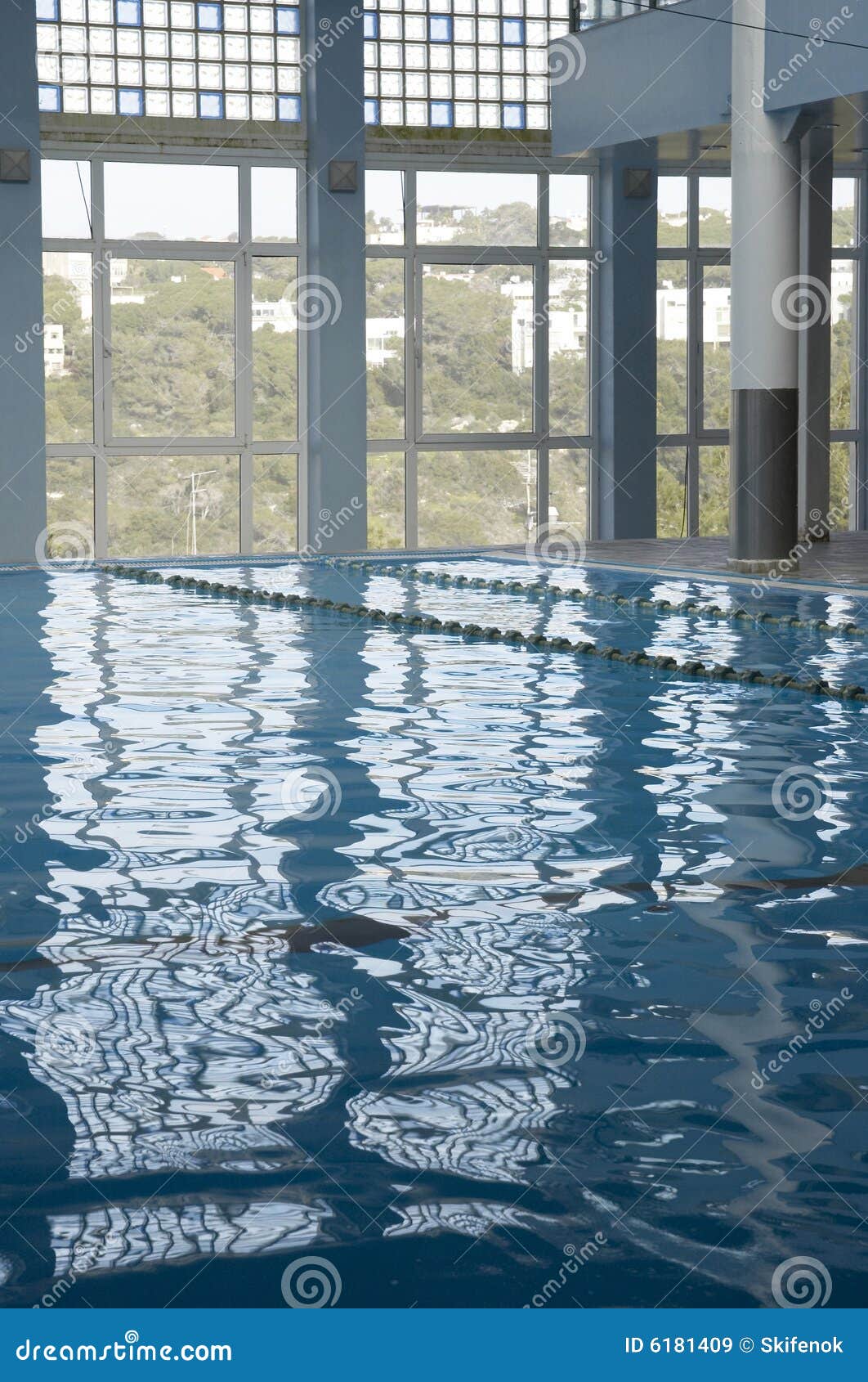 Indoor sweeming pool stock image. Image of sport, pool - 6181409