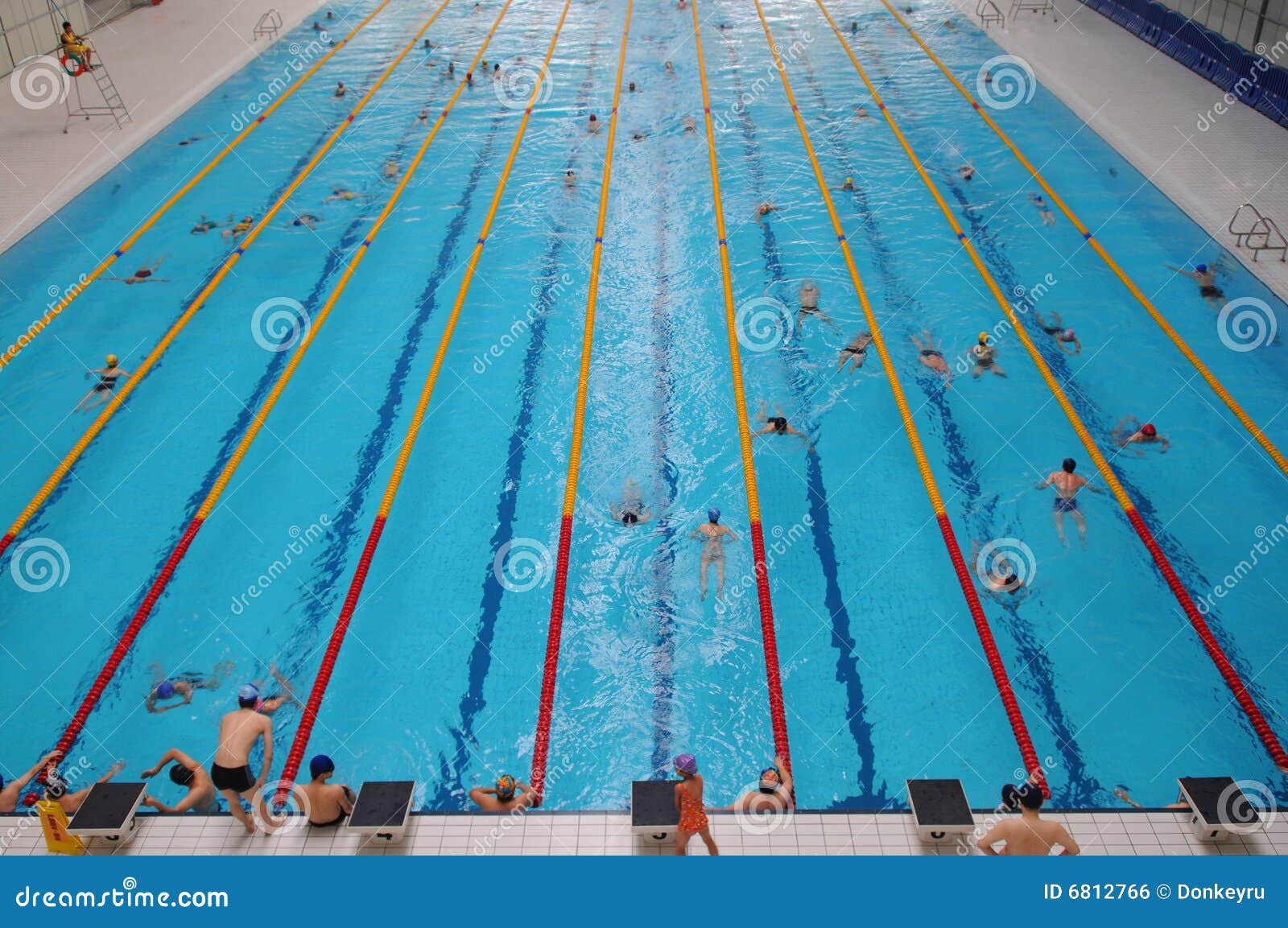 The indoor swimming pool stock photo. Image of sport, water - 6812766
