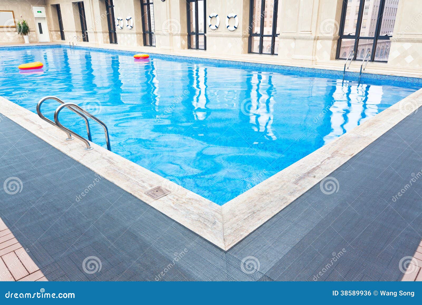Indoor Swimming Pool stock photo. Image of tiles, bathroom - 38589936