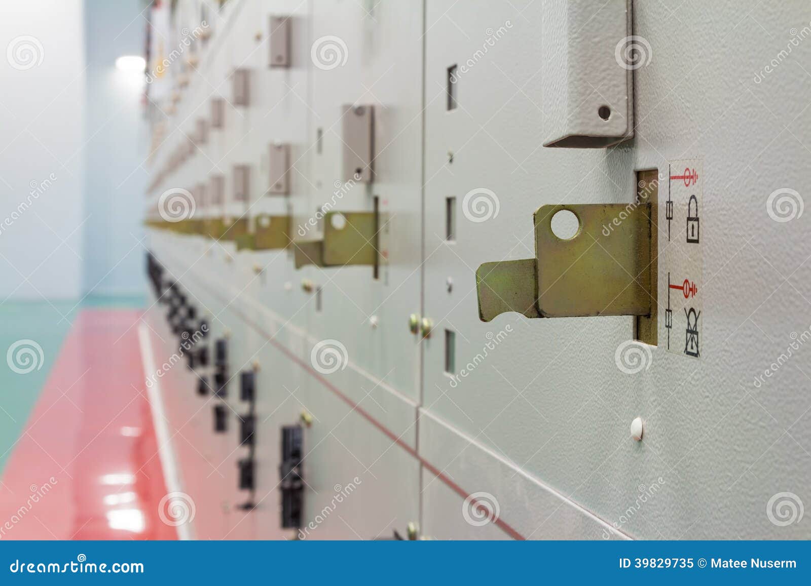 Indoor switchgear stock image. Image of gear, electric - 39829735