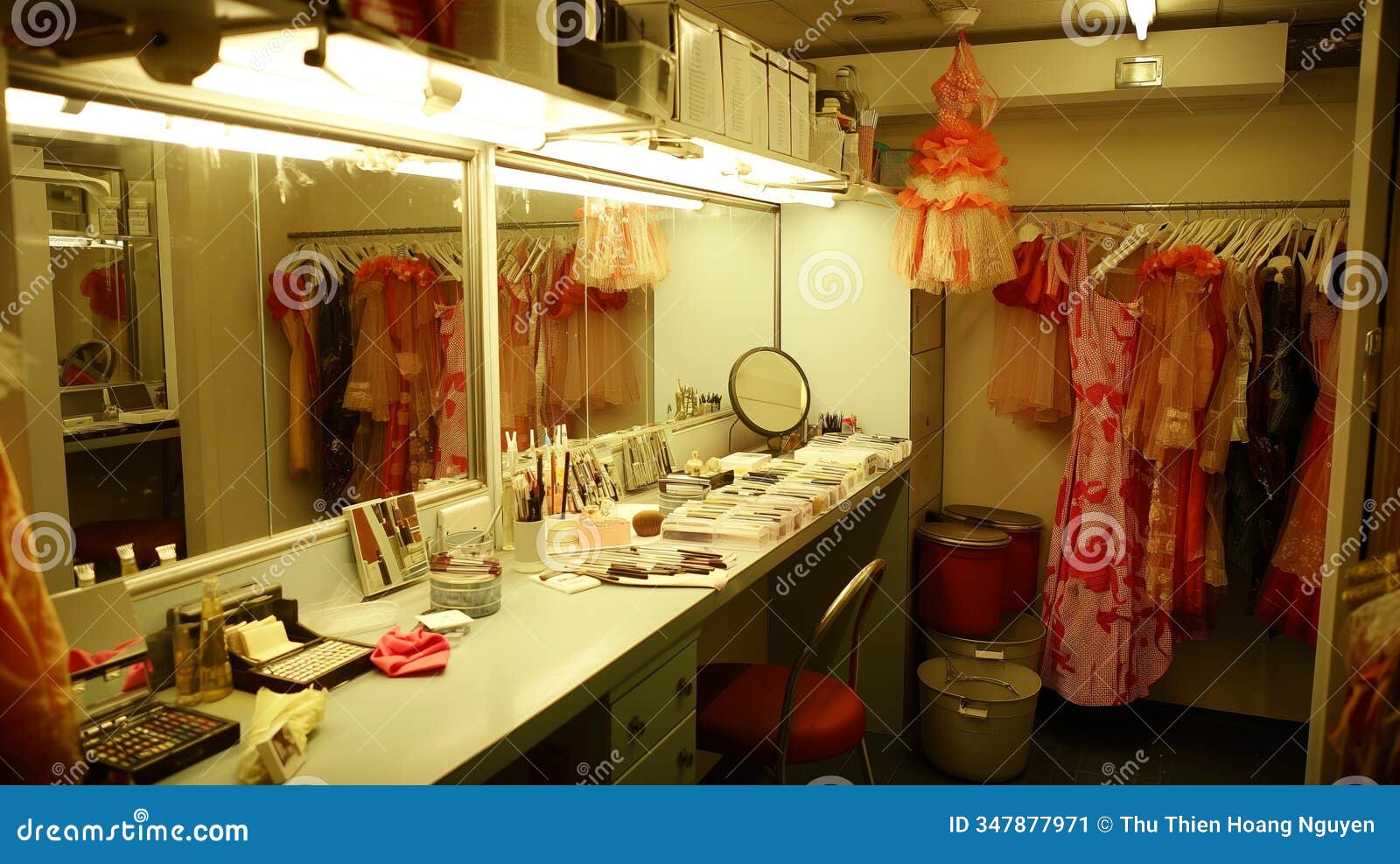 Indoor Theme for Wallpaper, Clothes Room Stock Image - Image of color ...