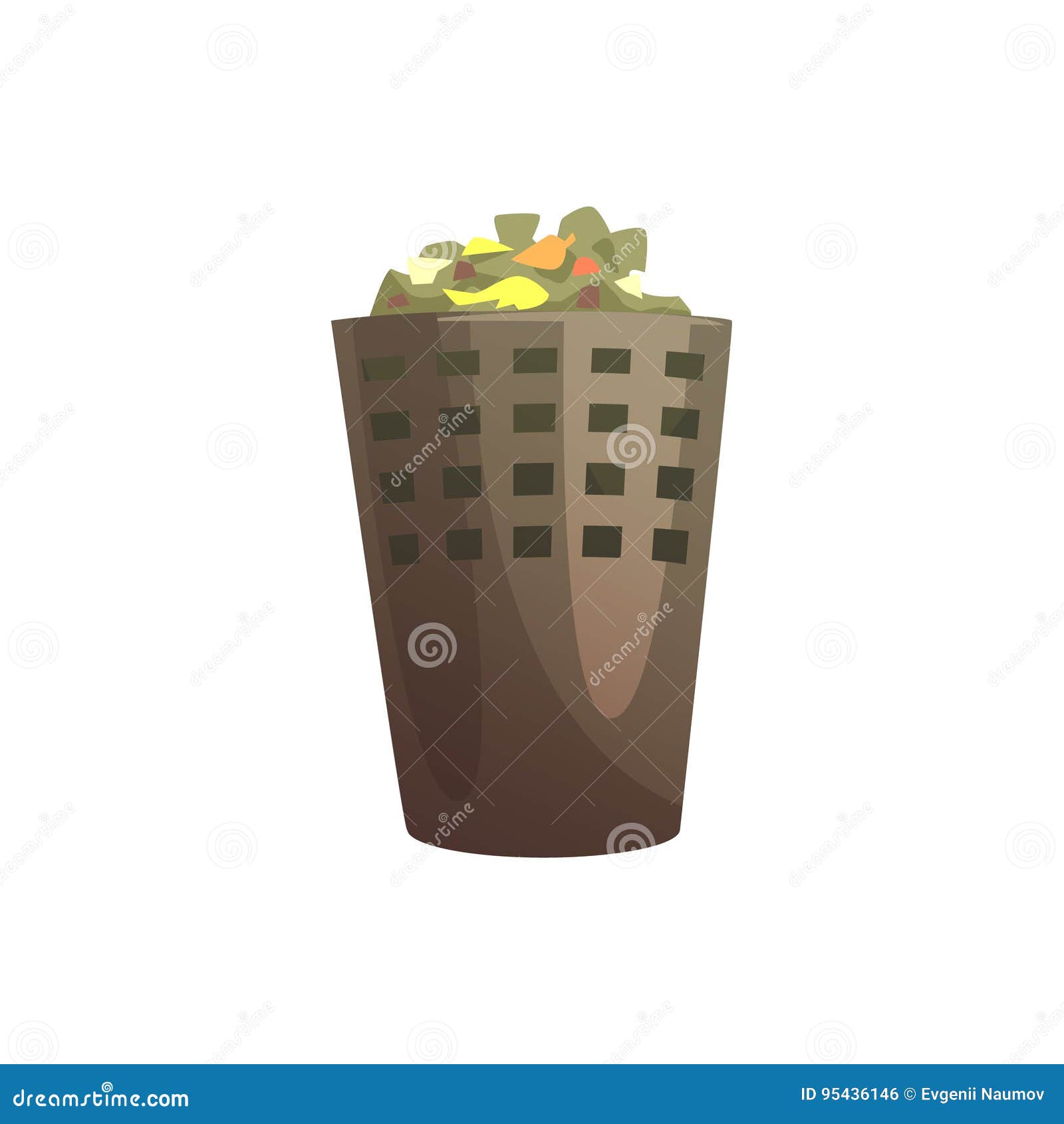 Indoor Waste Management Facility With Large Mixed Waste Pile And ...