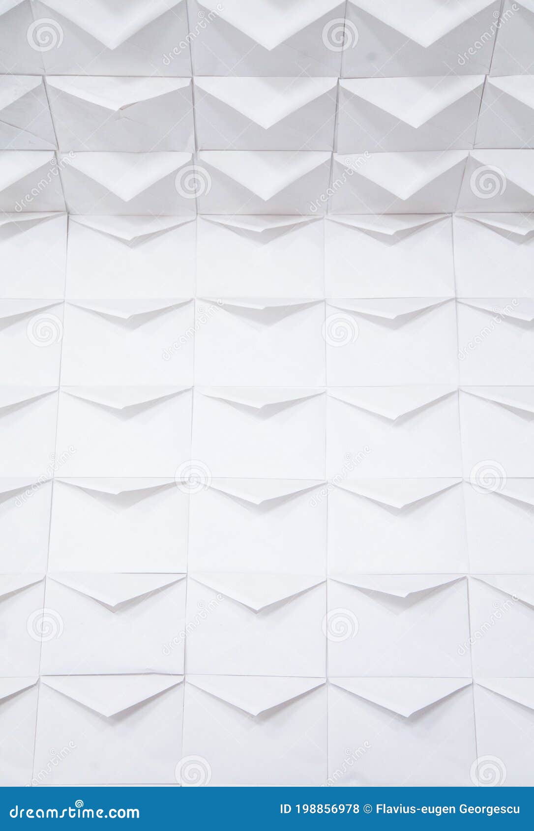 Wall of White Open Envelopes Stock Photo - Image of full, inbox: 198856978