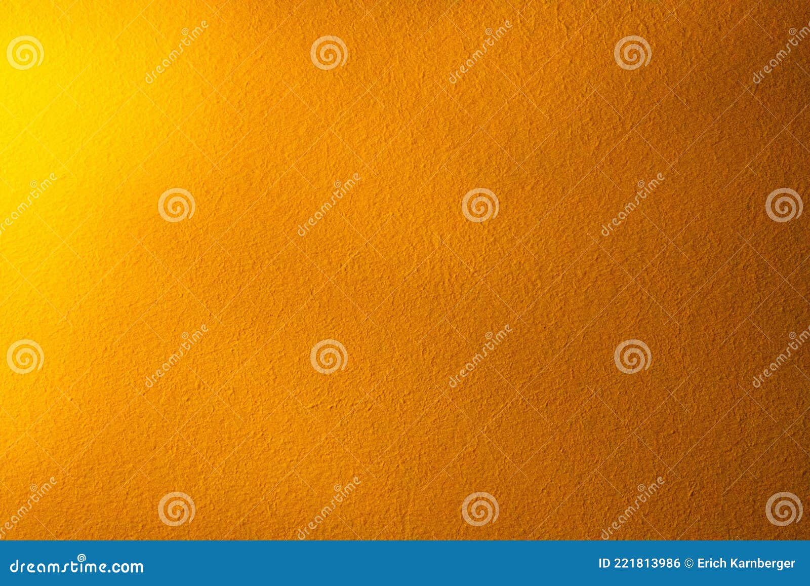 Blank Orange Colored Indoor Wall Stock Photo - Image of grunge ...