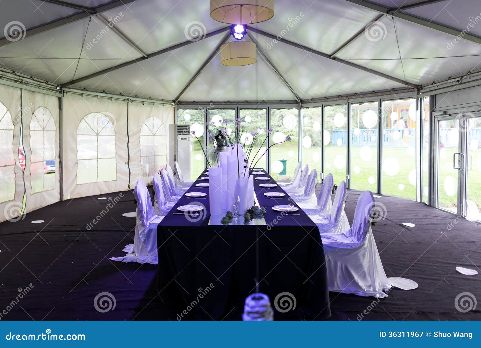 Indoor wedding scene stock image. Image of holiday, elegance - 36311967