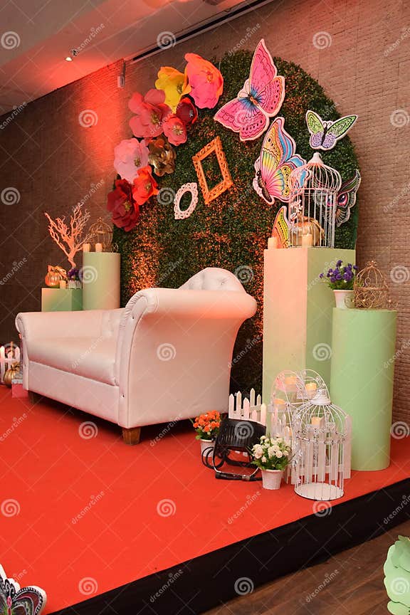 Indoor welcome party decor stock image. Image of food - 184484899