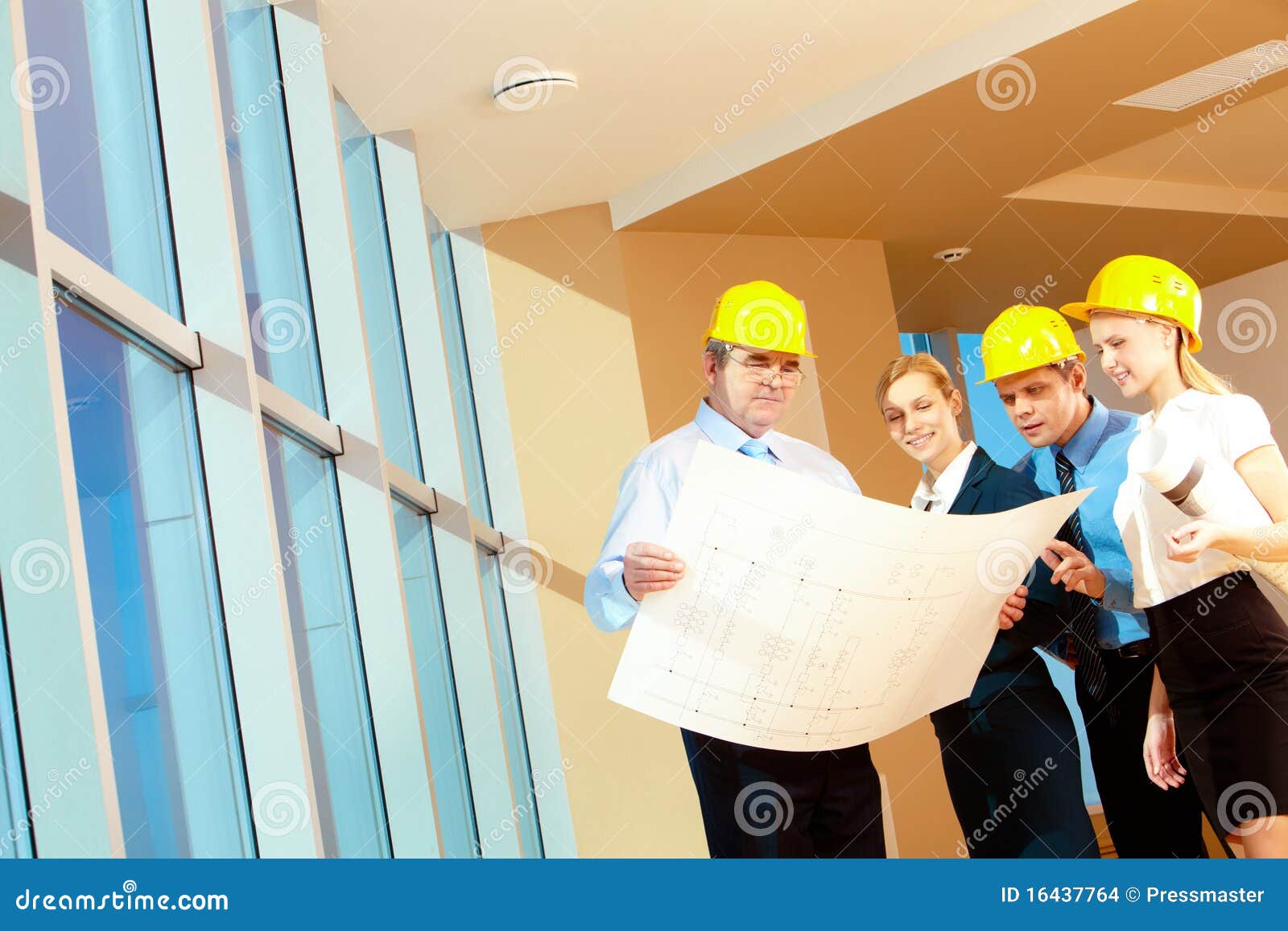 Indoor work stock photo. Image of confident, building - 16437764