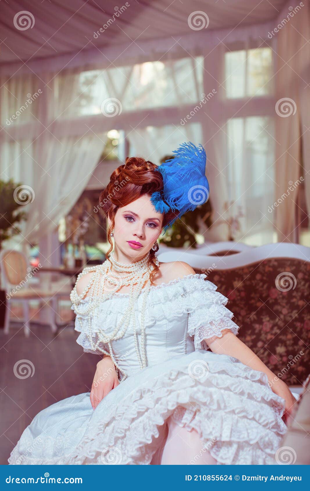 Indoors Shot in the Marie Antoinette Stock Photo - Image of human ...