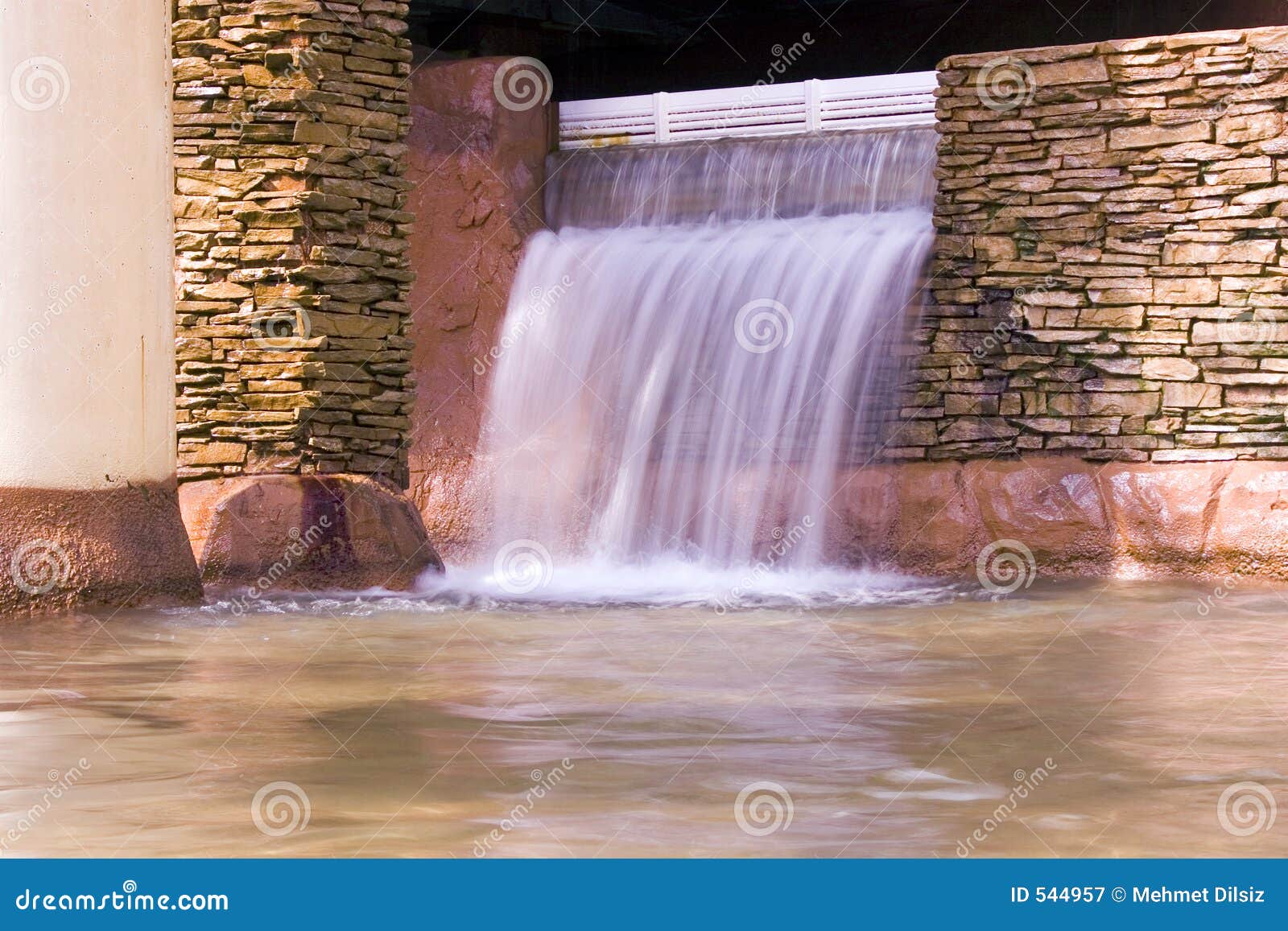 Indoors Waterfall stock image. Image of small, landmark - 544957