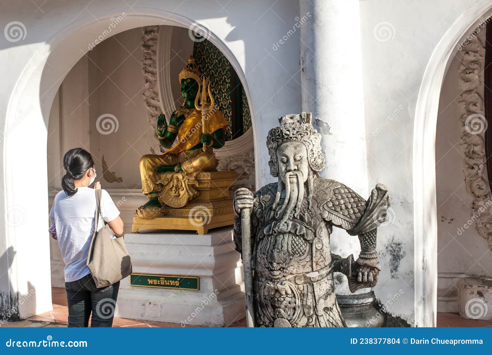 Indra God statue editorial stock image. Image of buddhism - 238377804