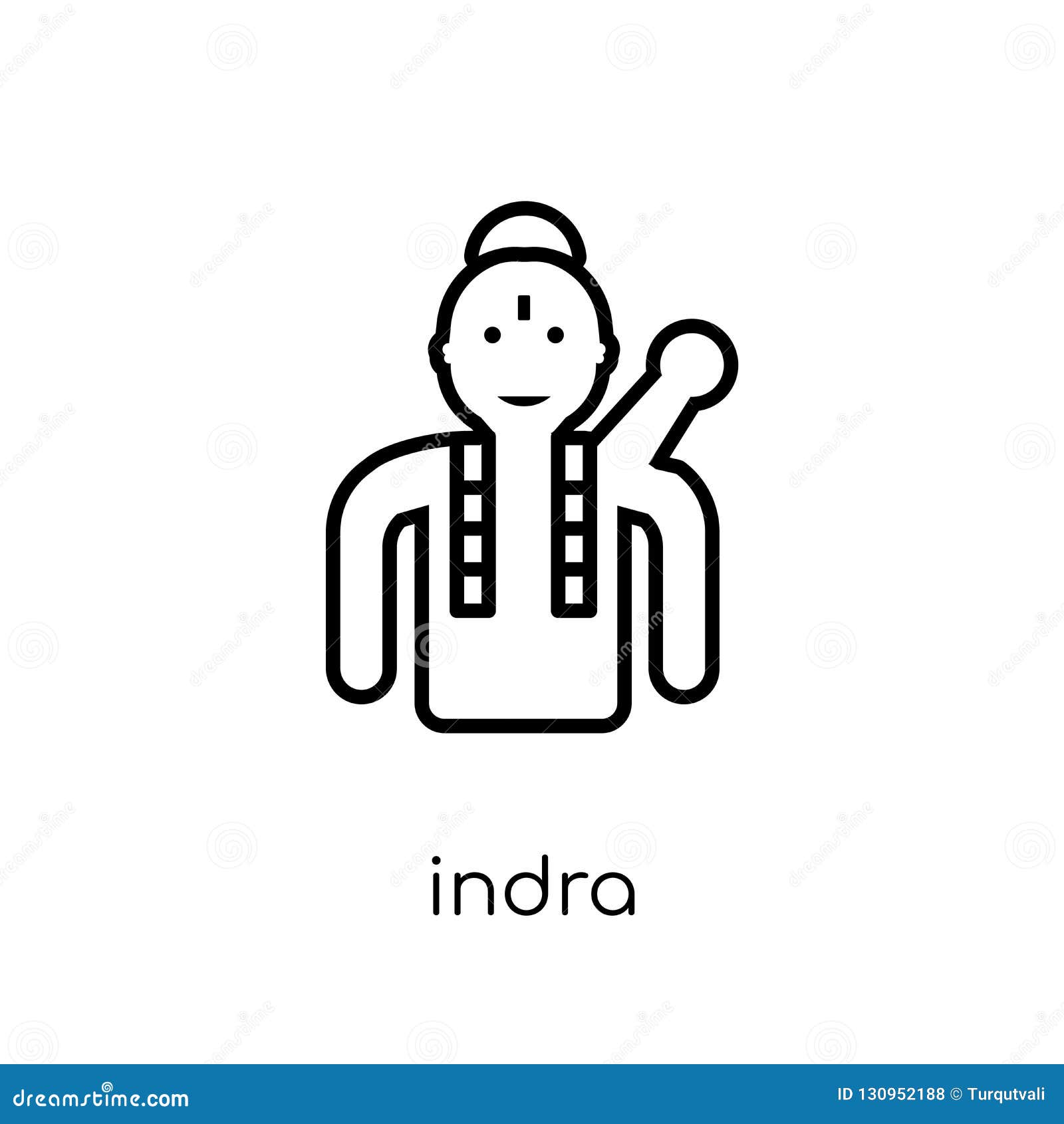 Indra Vector Icon On White Background. Flat Vector Indra Icon Symbol ...