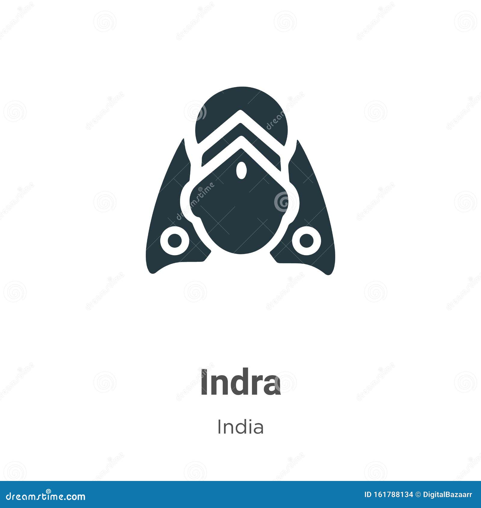 Indra Vector Icon On White Background. Flat Vector Indra Icon Symbol ...