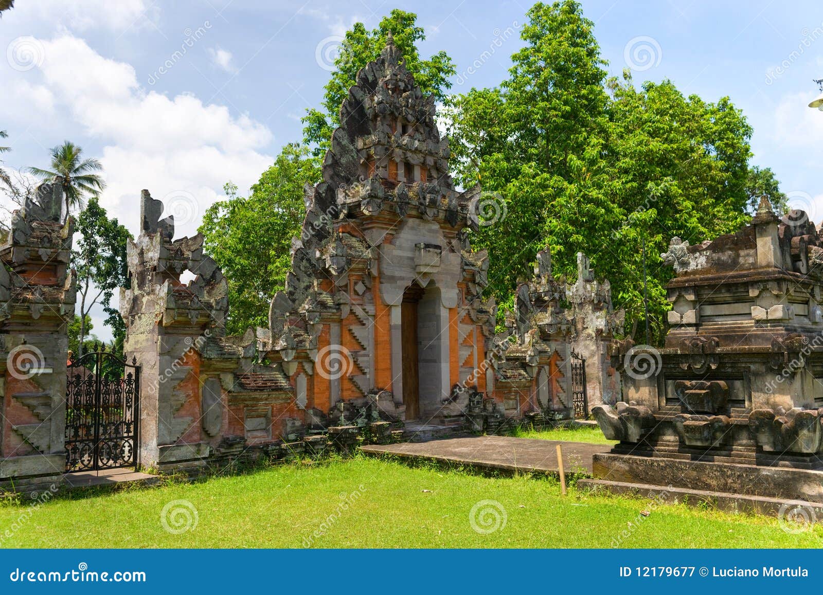 Indu Temple in Ubud, Bali, Indonesia. Stock Image - Image of indonesia ...