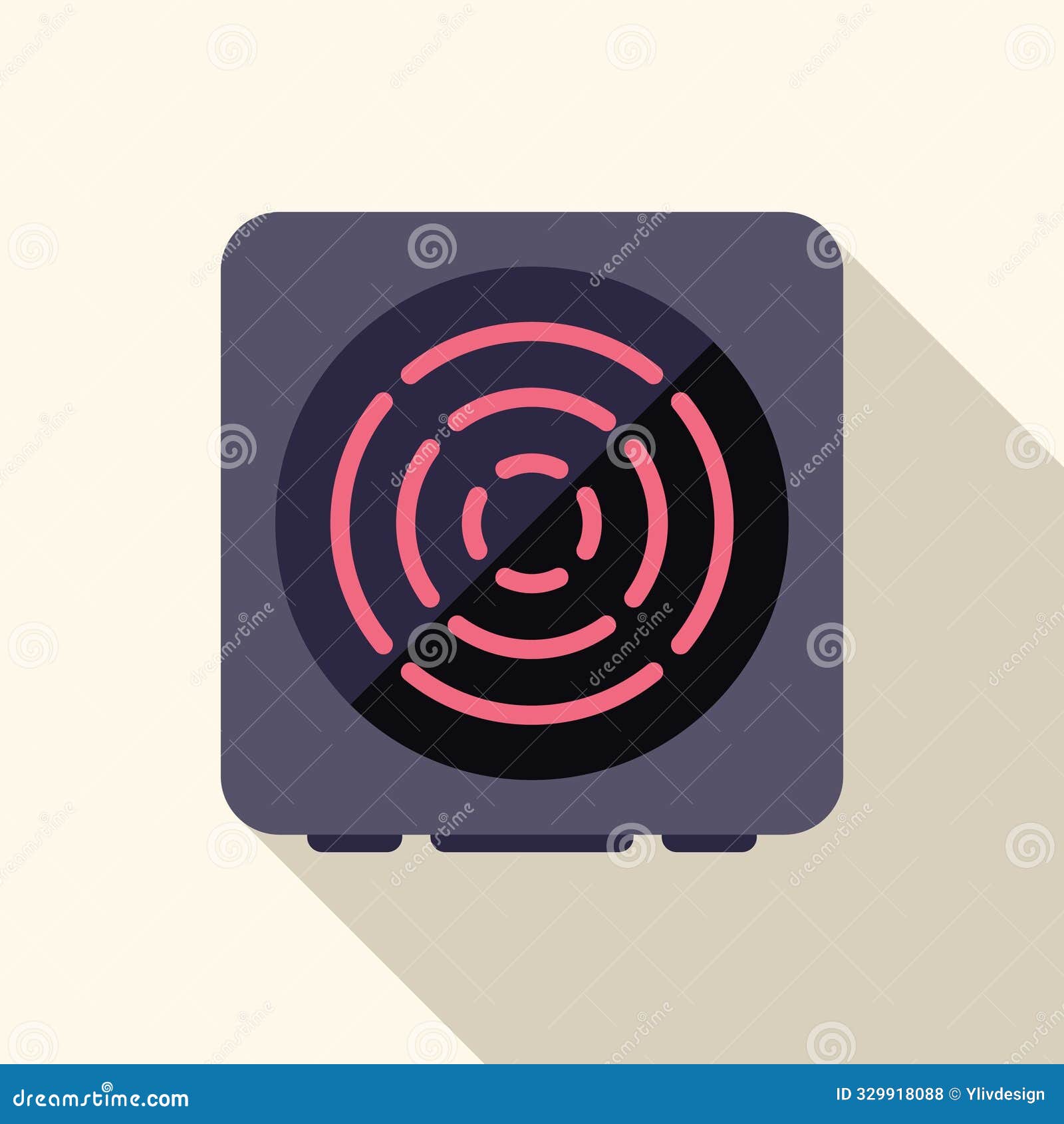 Induction Cooker Showing Power Level, Kitchen Appliance for Modern ...