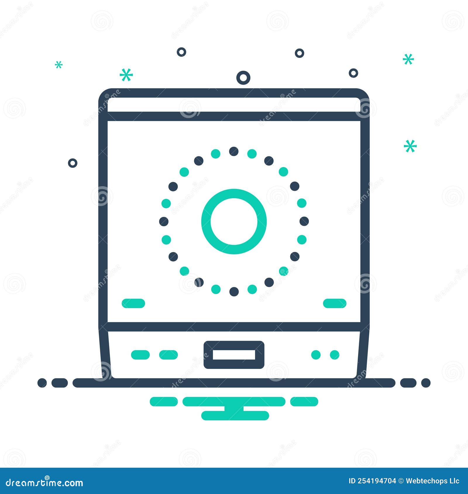 Mix Icon for Induction, Gas and Stove Stock Vector - Illustration of ...