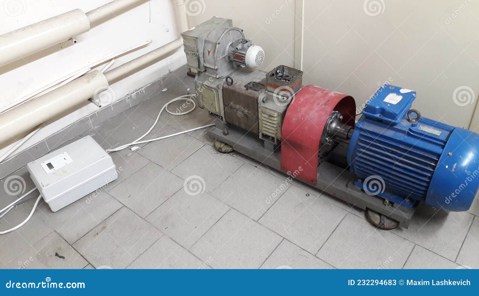 Induction Motor With Centrifugal Pumps Stock Image | CartoonDealer.com ...