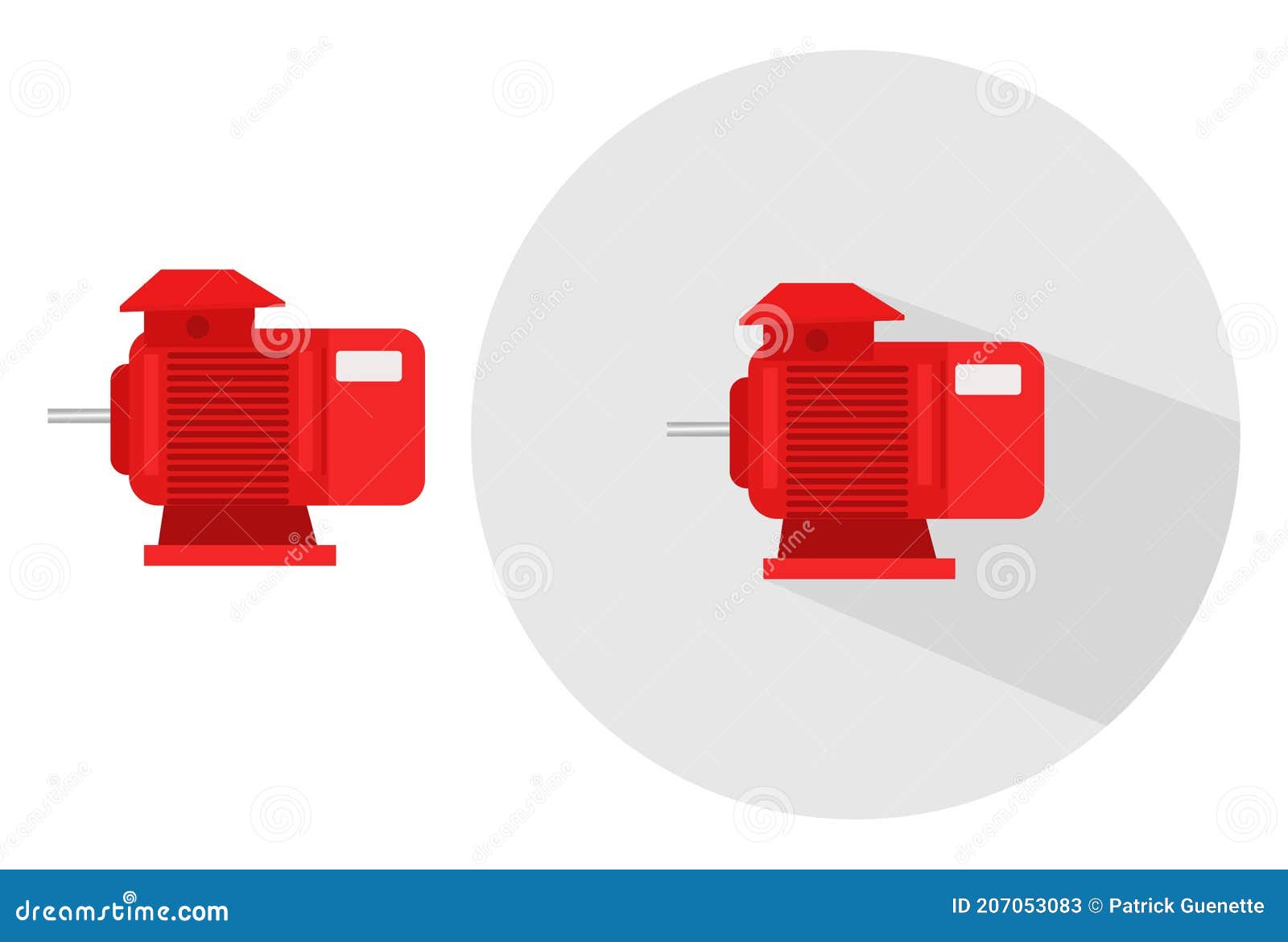 Induction Motor Mechanical Drawing Vector Illustration | CartoonDealer ...