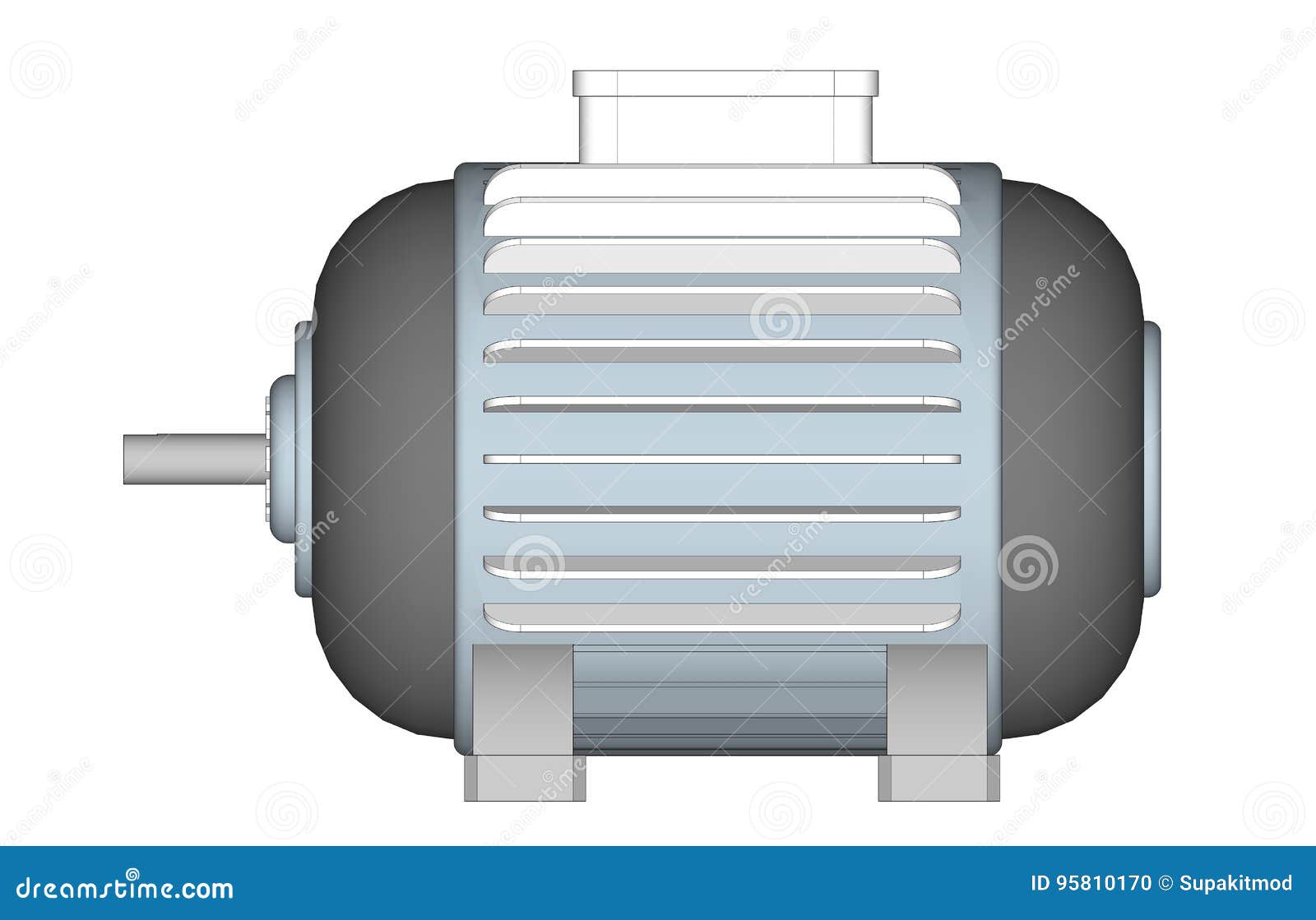 Induction Motor ,illustration, Vector | CartoonDealer.com #207053083
