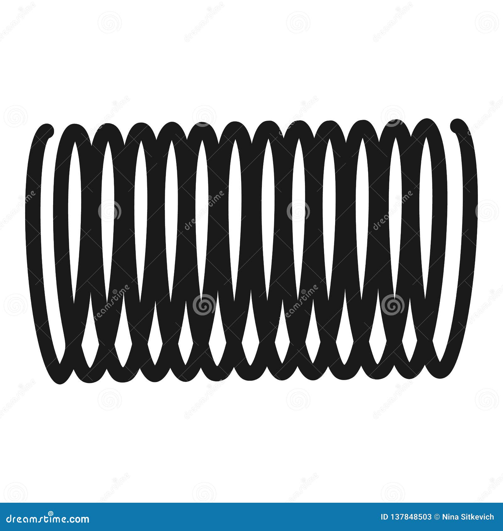 Induction Icon Cooking Symbol Vector. Induction Sign Spiral Spring Logo ...