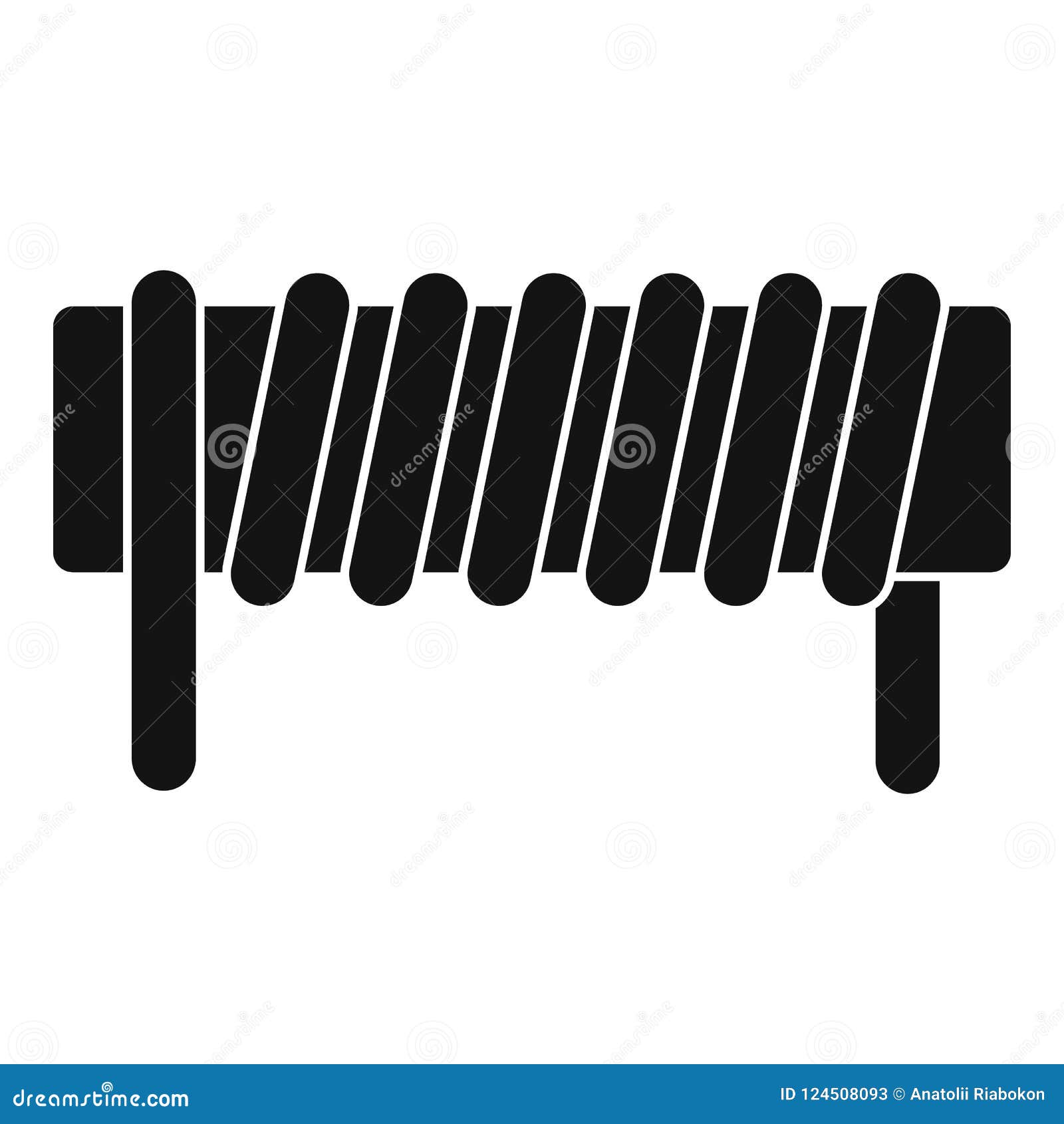 Induction Icon Cooking Symbol Vector. Induction Sign Spiral Spring Logo ...