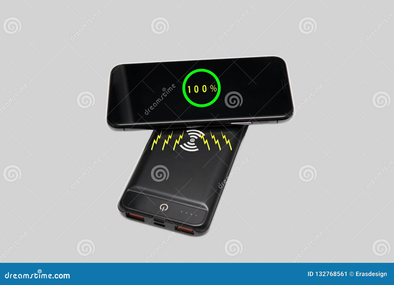 100 Inductive Charging of Smartphone, Future Energy Editorial Photo ...