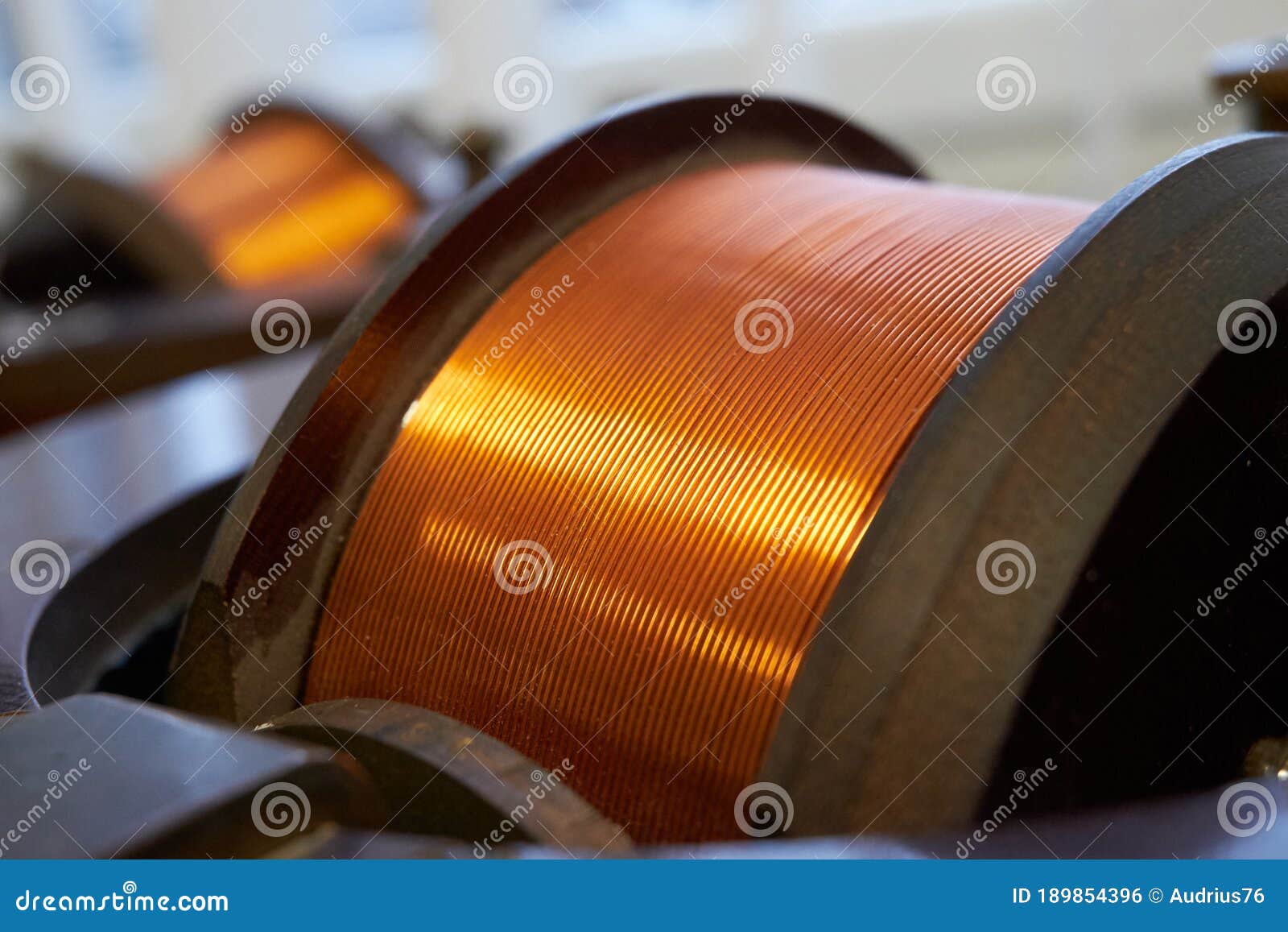 Inductive Copper Coil For Research Of Mutual Inductance Phenomenon