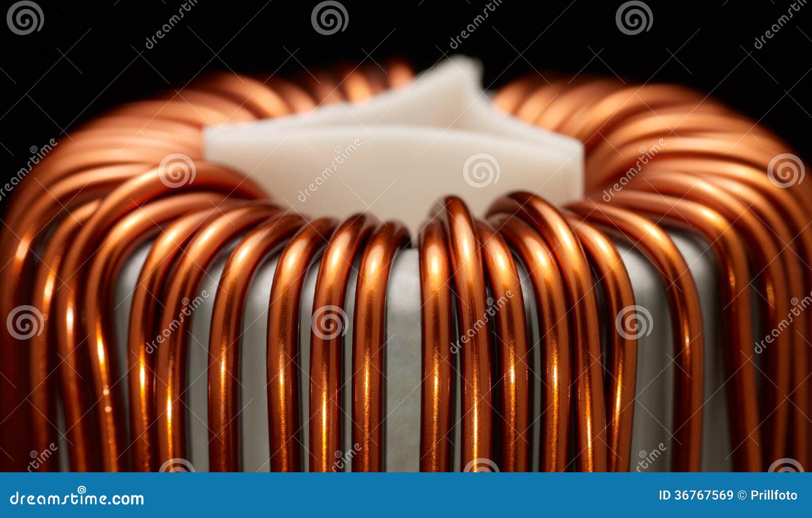 Inductor detail stock image. Image of closeup, macro - 36767569