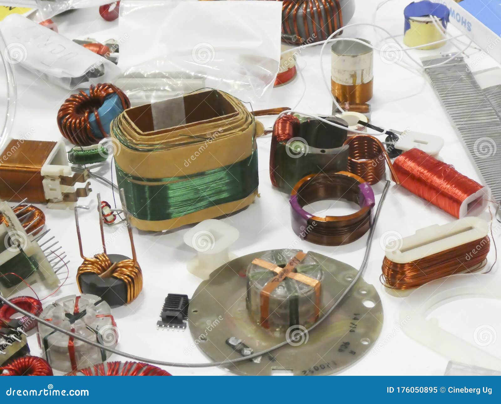 Inductors stock image. Image of electromagnetic, component - 176050895