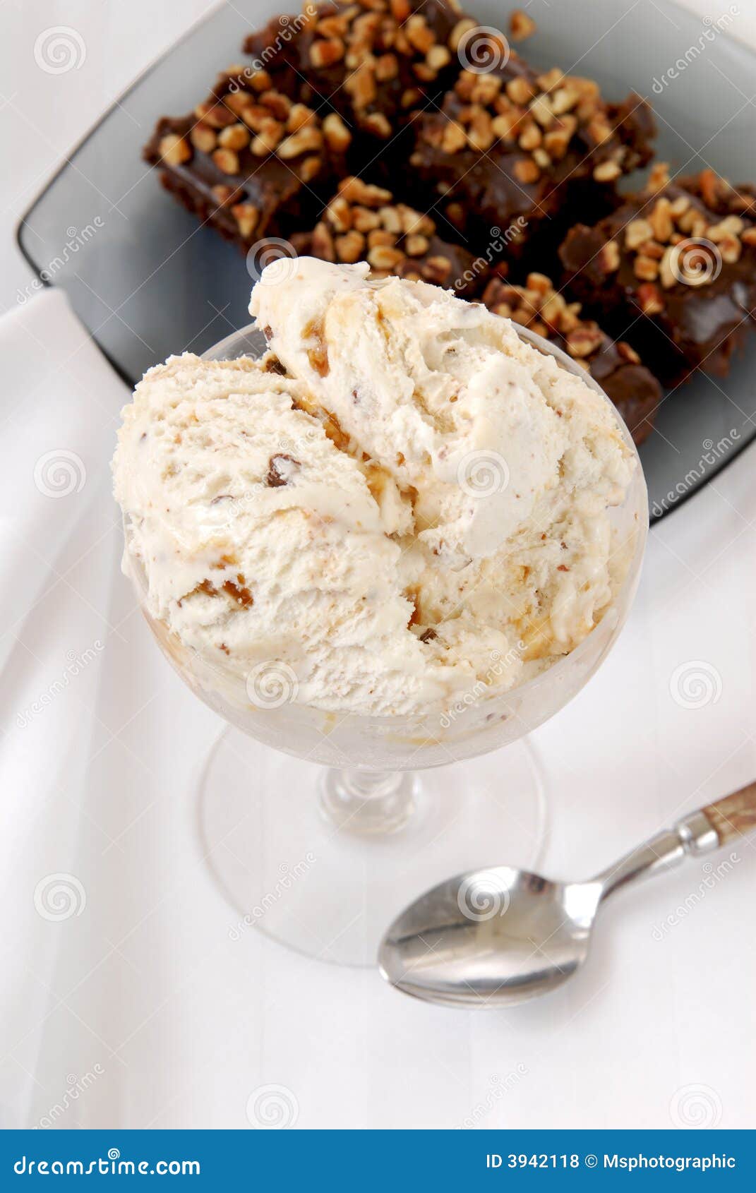 Indulge stock photo. Image of cream, snack, crystal, spoon - 3942118