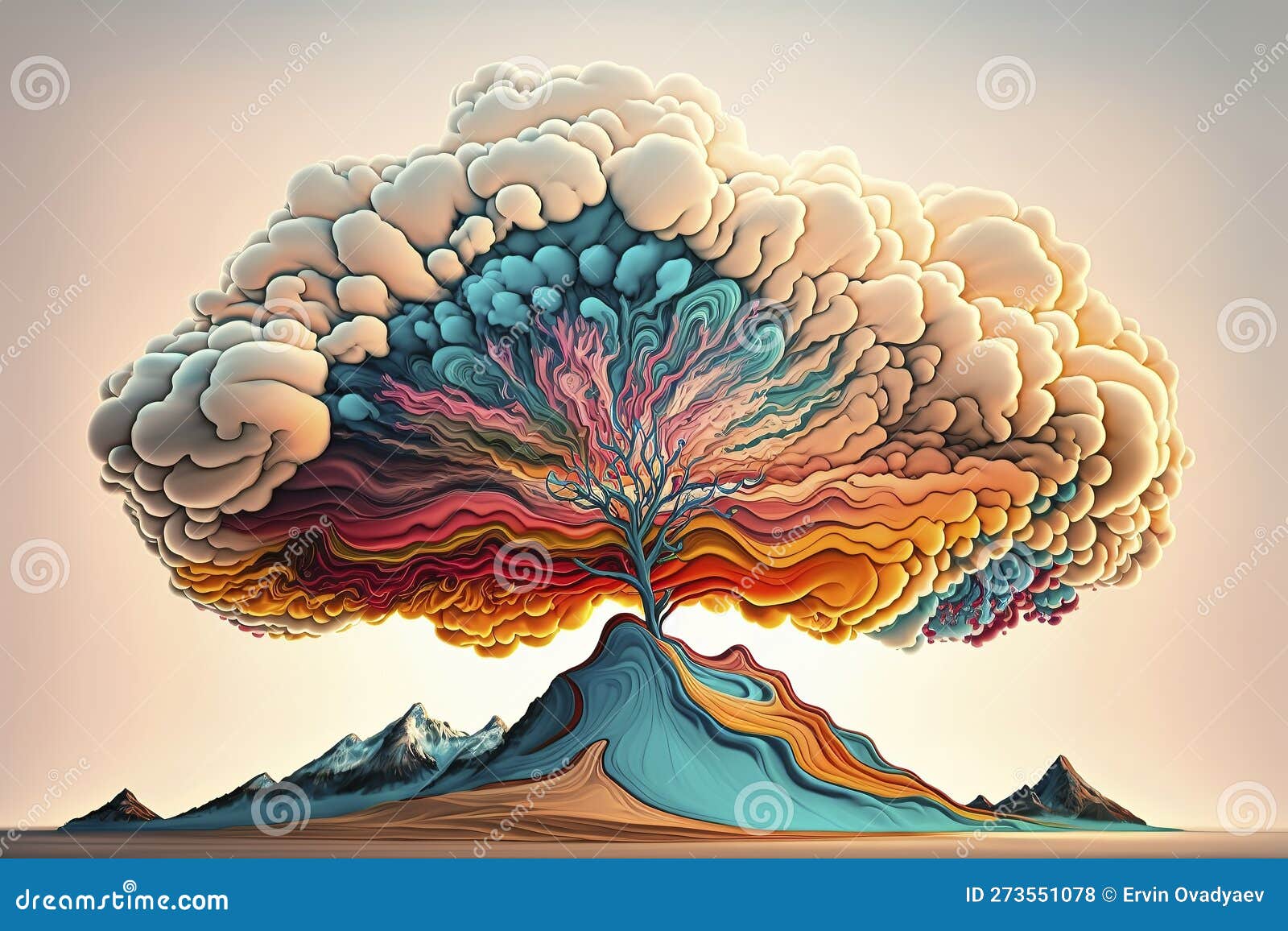 Nature through Various Styles of Tree Art! from Color Art To Digital ...