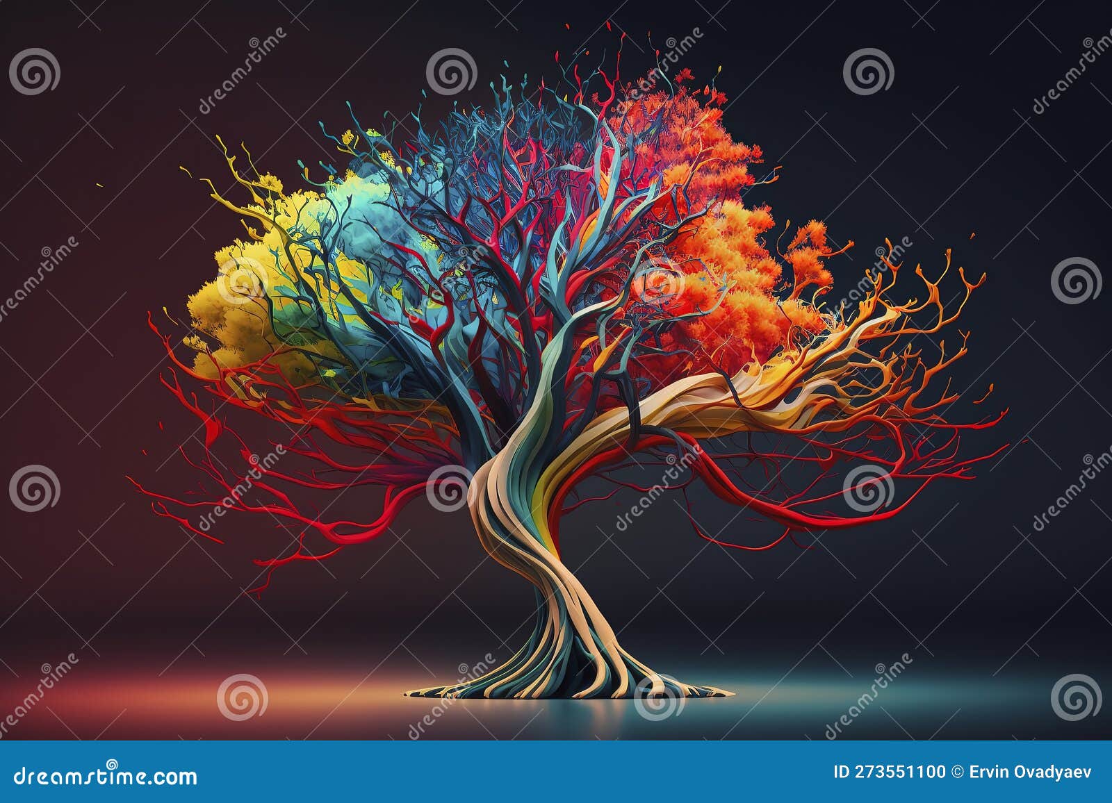 Nature through Various Styles of Tree Art! from Color Art To Digital ...