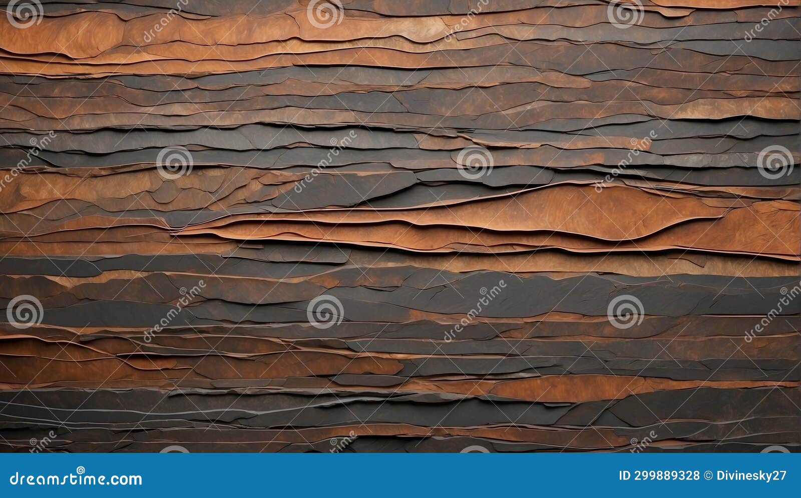 Russet Elegance: Dynamic Ripples on Slate Canvas. AI Generate Stock ...
