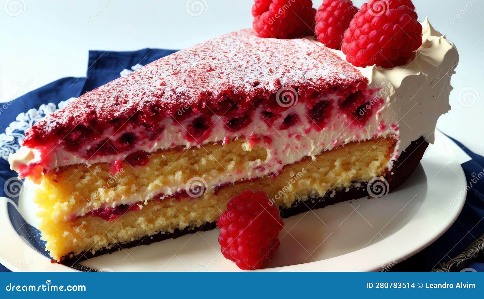 Indulge in a Slice of Raspberry Cake on National Raspberry Cake Day.AI ...
