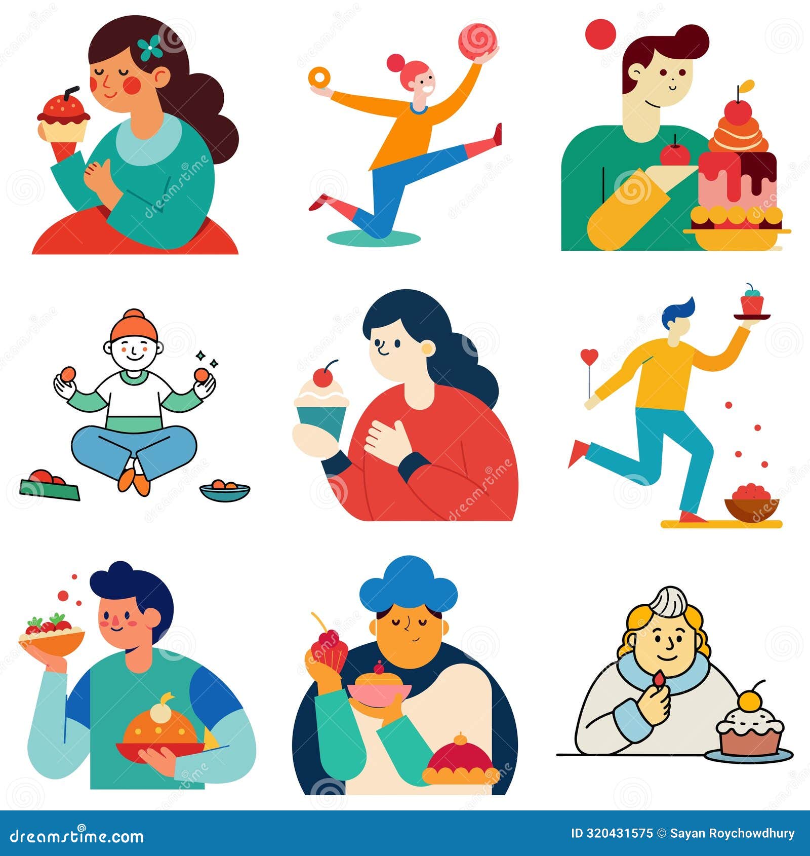 Indulge Vector Illustration Stock Vector - Illustration of cake ...