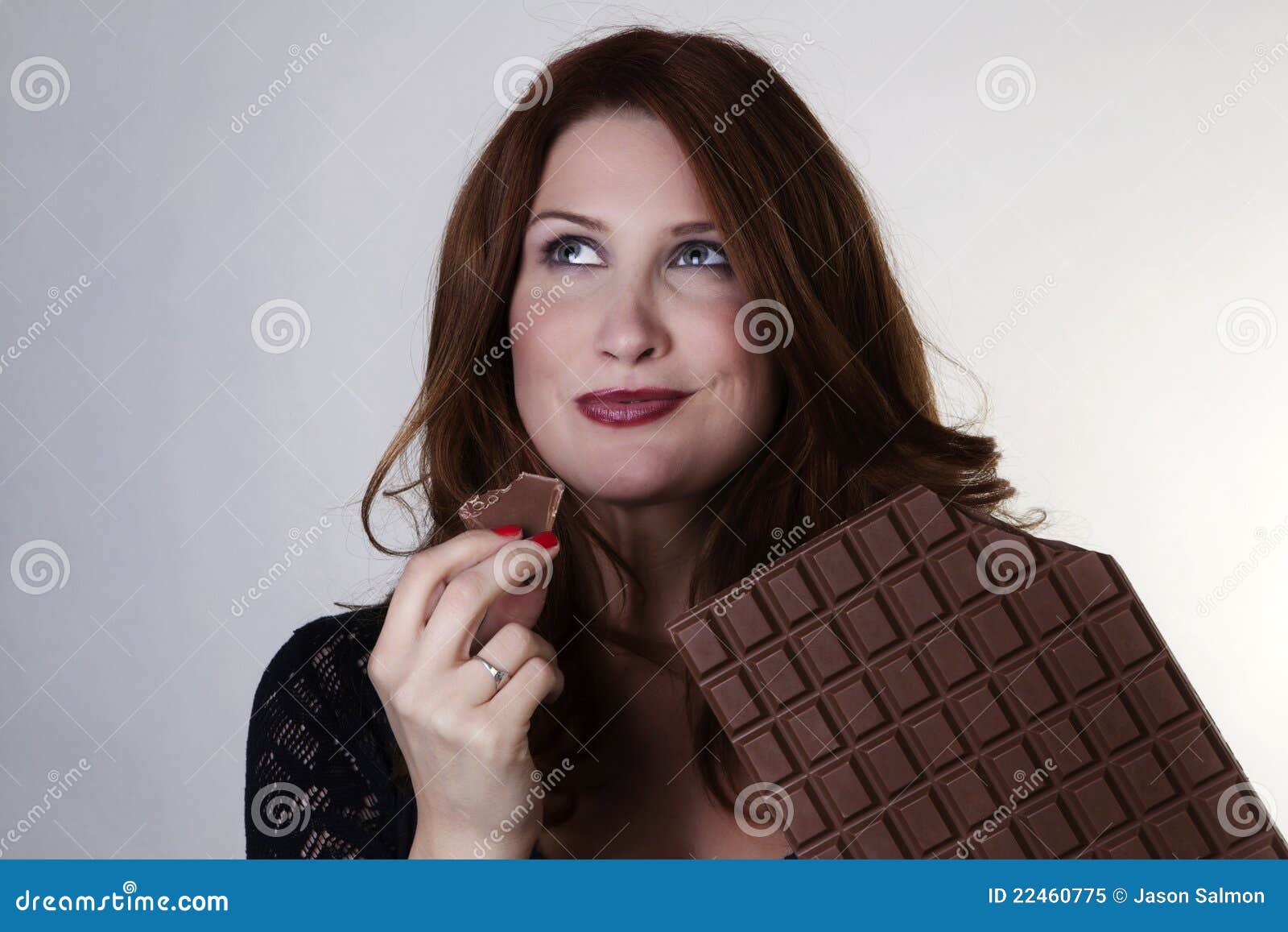 Indulge yourself stock image. Image of beauty, holding - 22460775