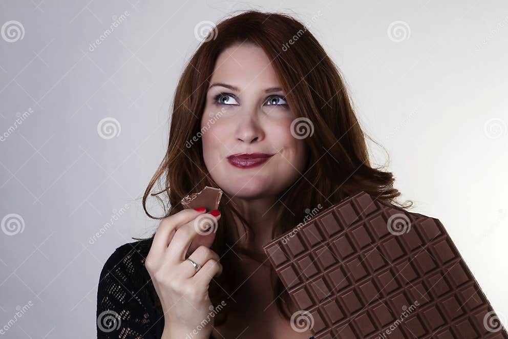 Indulge yourself stock image. Image of beauty, holding - 22460775