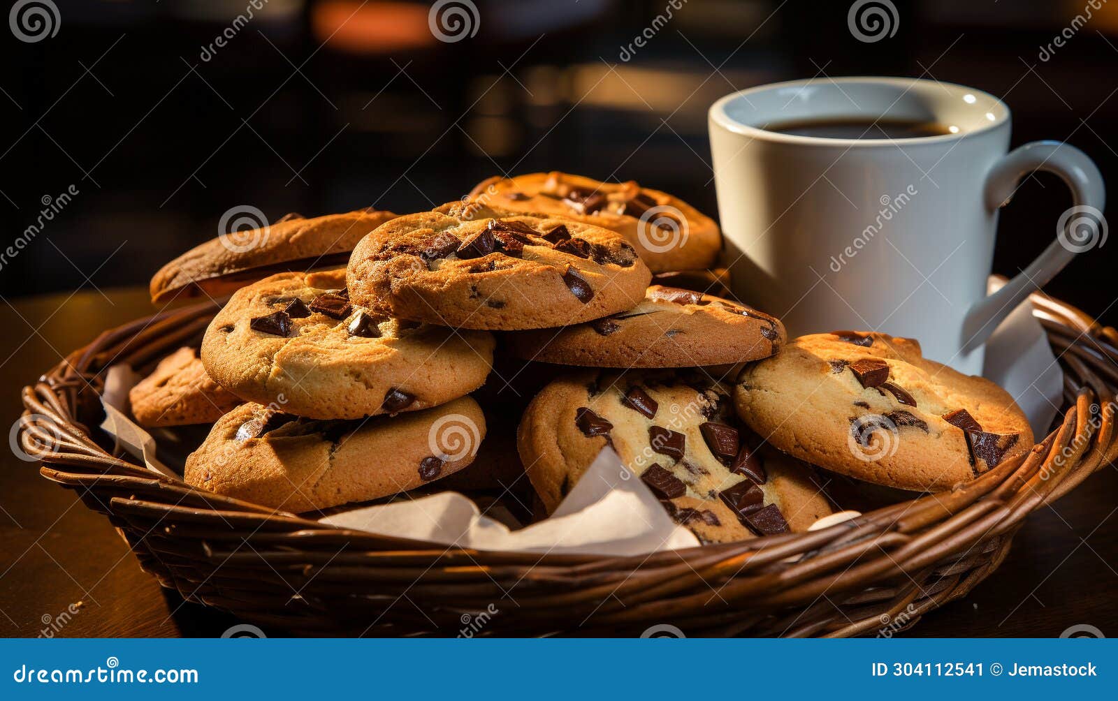 Indulgent Homemade Chocolate Dessert On Rustic Wood Table With ...