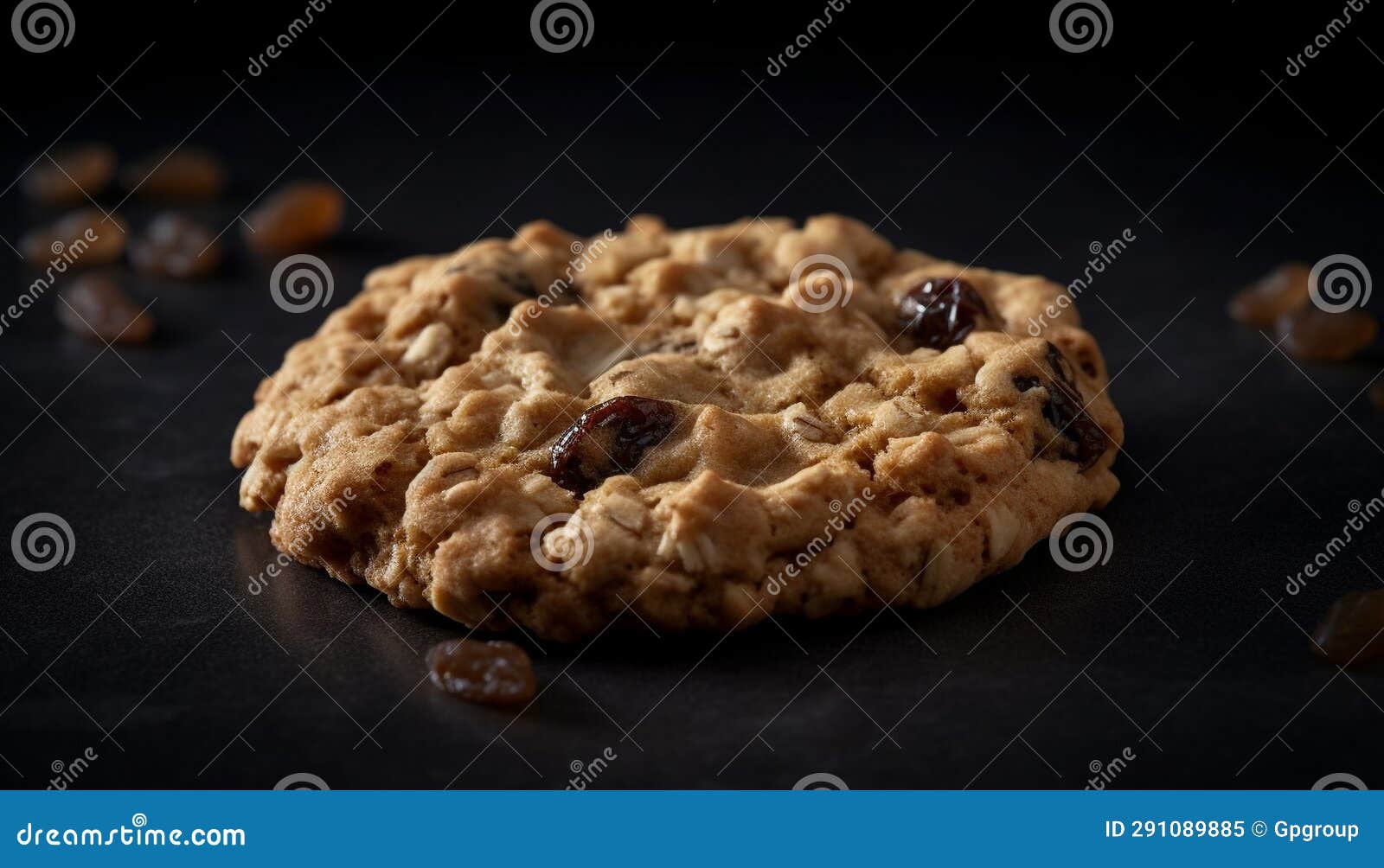 Indulgent Homemade Dark Chocolate Chip Cookie Stack Generated by AI ...