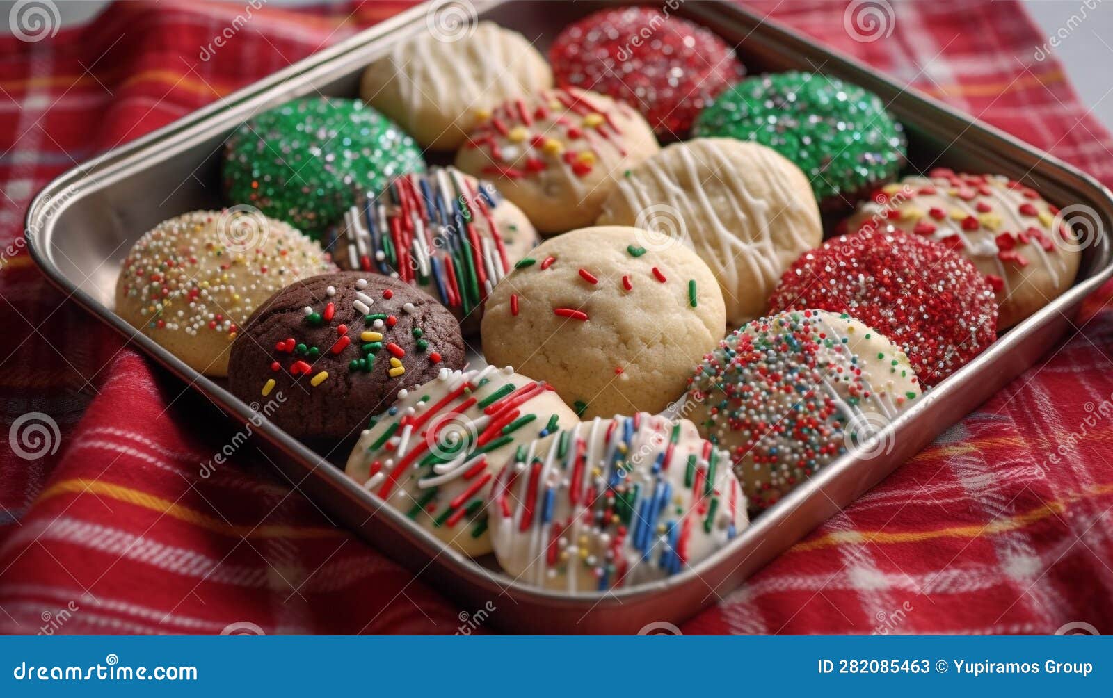 Indulgent Multi Colored Dessert Plate with Gourmet Chocolate and Candy ...