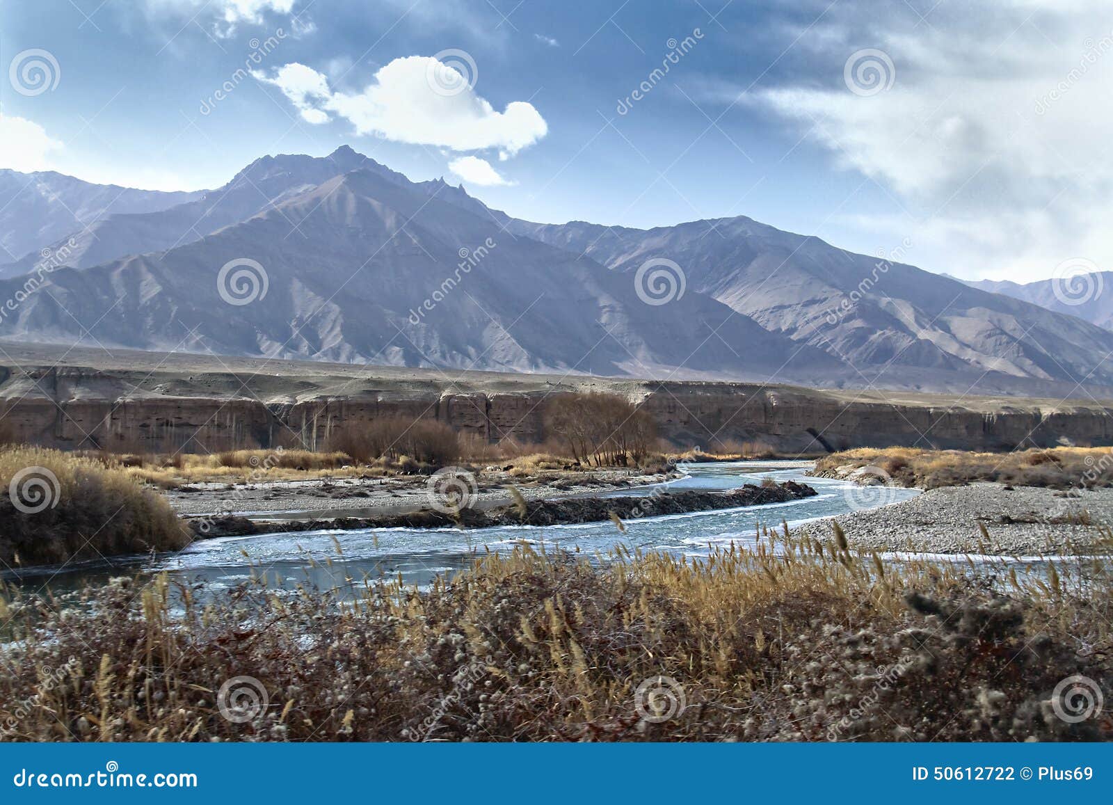 Indus Mountain River in the Himalayas Stock Photo - Image of bessegen ...