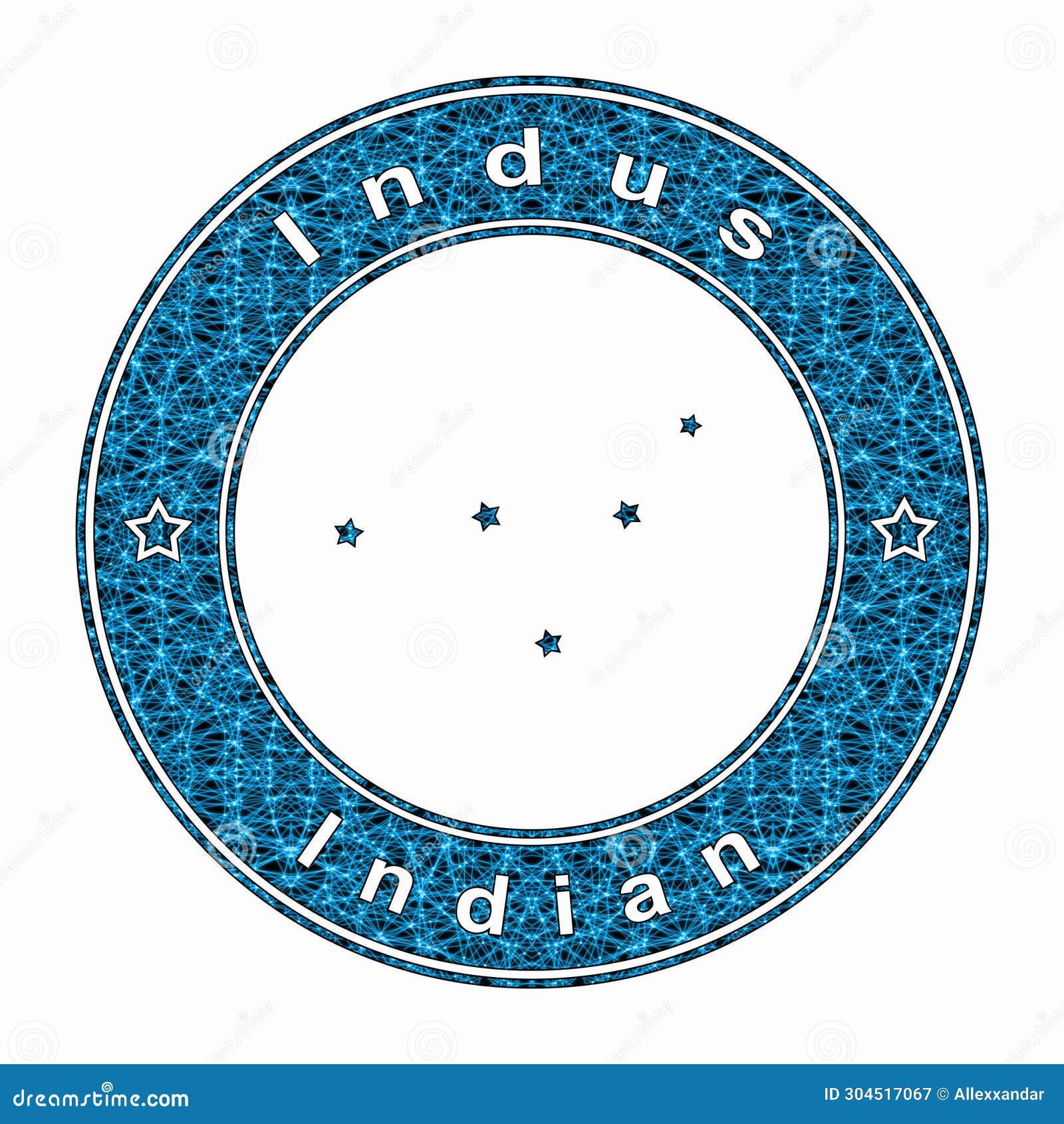Indus Star Constellation, Indian Constellation Stock Image - Image of ...