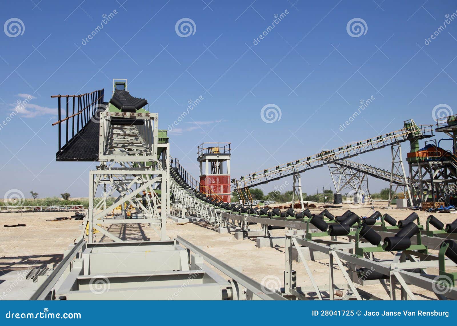 Indusrial Mining Plant Under Construction Stock Image - Image of ...
